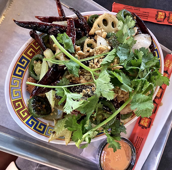 Fresh greens get the Sister Louisa treatment in this colorful, satisfying salad creation.