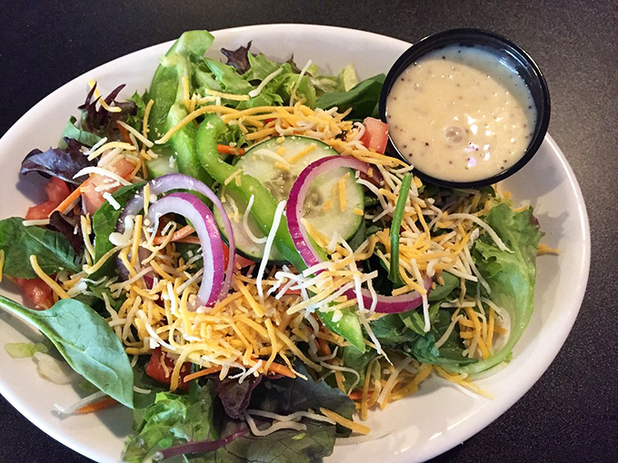 Who said salads can't be exciting? Fresh greens, vibrant veggies, and cheese that doesn't skimp&mdash;this is how adults eat their vegetables.