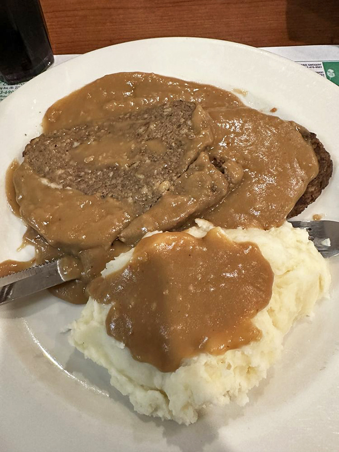 Pennsylvania scrapple meets creamy mashed potatoes &ndash; regional comfort food at its most satisfying and authentic.