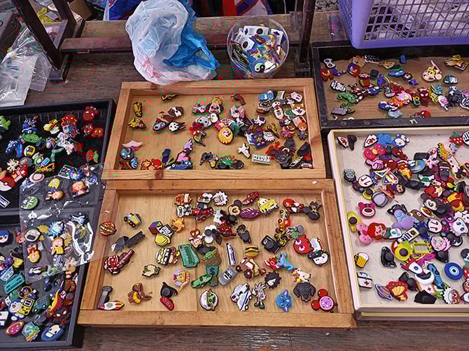 Tiny treasures with big personality! These colorful shoe charms transform ordinary footwear into wearable conversation starters for less than a fancy coffee. 