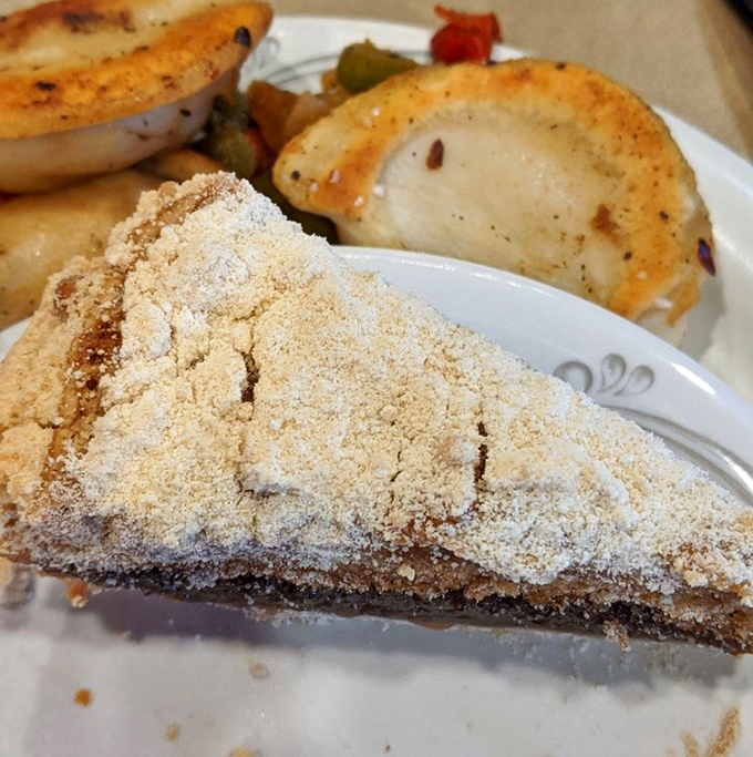 Dessert that would make your grandmother simultaneously proud and jealous. That whipped cream mountain with chocolate drizzle is calling your name. 