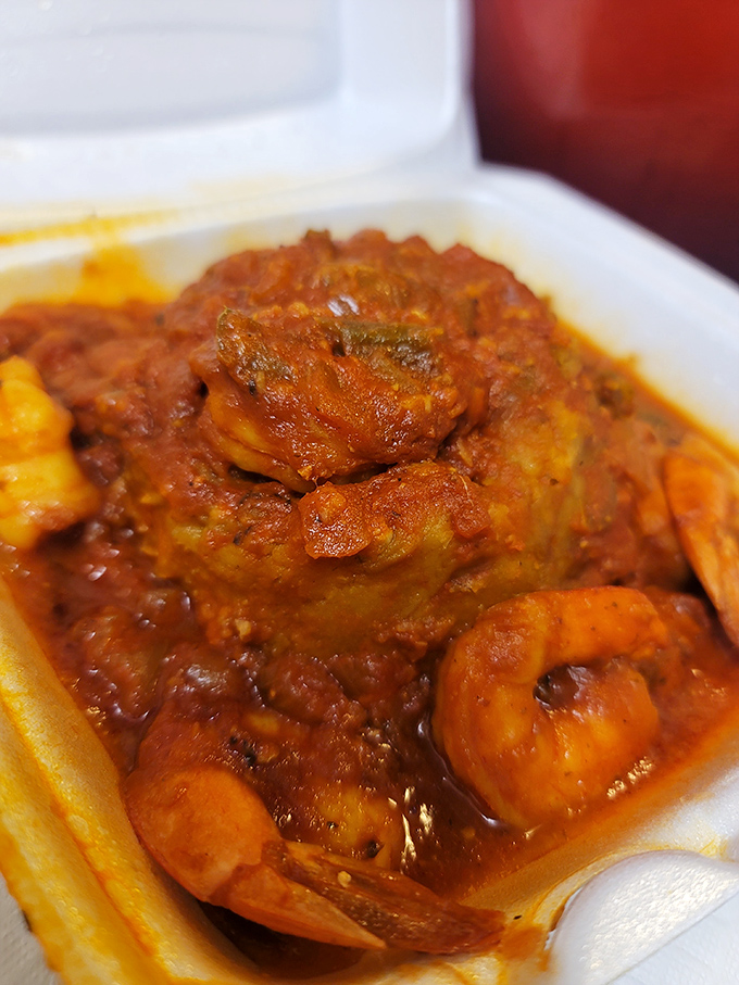 A robust seafood stew that would make Neptune himself request seconds. The sauce begs to be sopped up with every available carb.