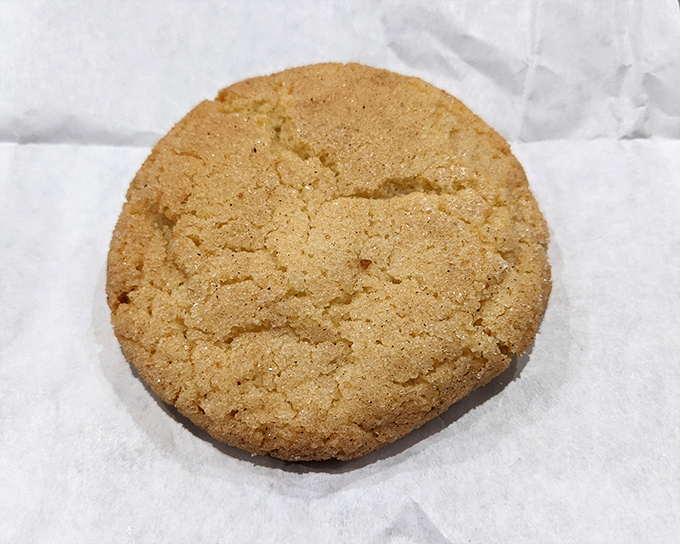 Even their cookies deserve applause - this snickerdoodle represents the attention to detail found throughout the menu.