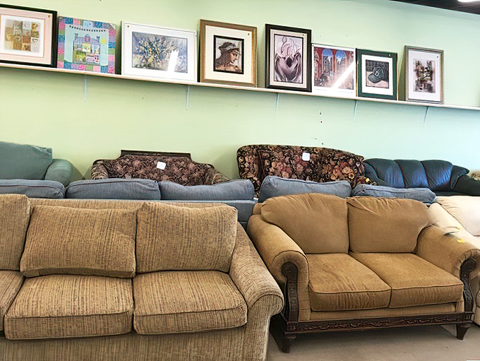 Sofa, so good! These comfortable couches are just waiting for someone to sink in with a good book and declare them "home."
