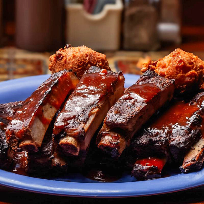St. Louis ribs so good, they'd make the Gateway Arch jealous of their perfect smoky curves.