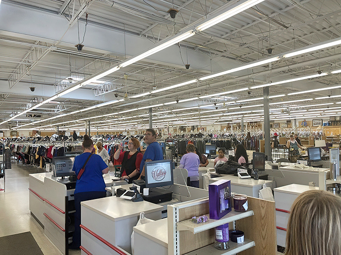 Where retail meets community&mdash;the checkout area buzzes with conversations between staff and shoppers sharing in the joy of discovery.
