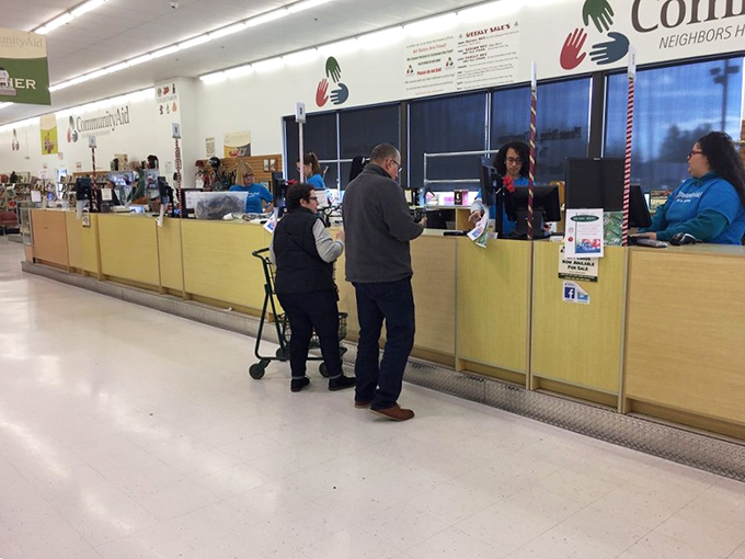 The checkout crew: thrifting sherpas guiding you through your secondhand summit with expertise and friendly smiles.