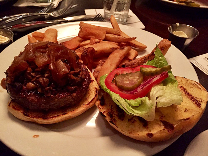 Not just any burger&mdash;a steakhouse burger that makes fast food versions look like they should be apologizing for even calling themselves "burgers."