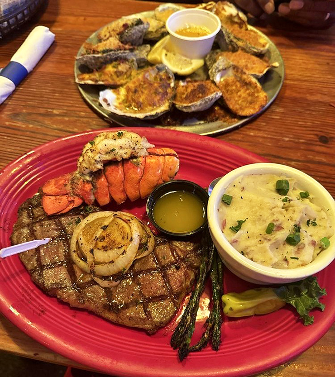 Surf meets turf in a romance more satisfying than any Hollywood ending&mdash;that lobster tail isn't just food, it's a celebration.