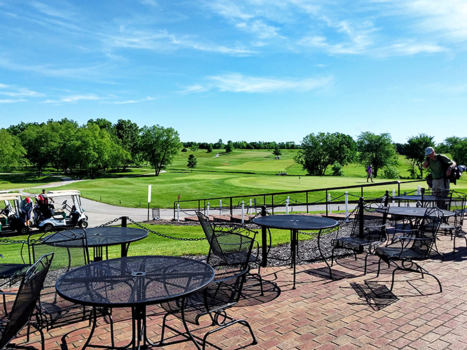 Rolling greens stretch endlessly, offering peace that no meditation app could ever hope to replicate successfully.