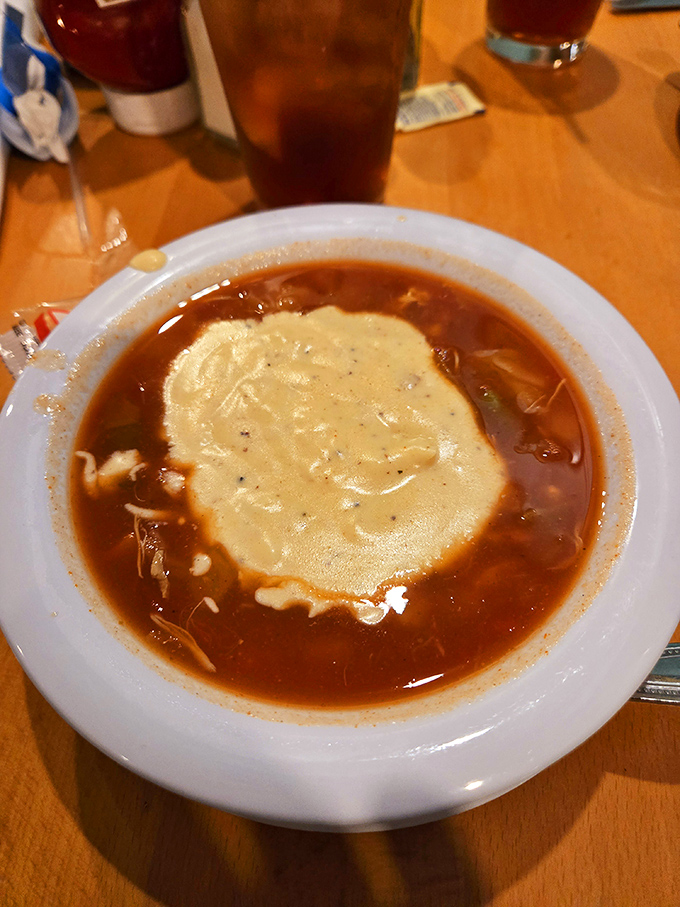 Maryland meets Mexico in this soul-warming crab soup topped with a melty cheese cap. Like a cozy blanket for your taste buds.