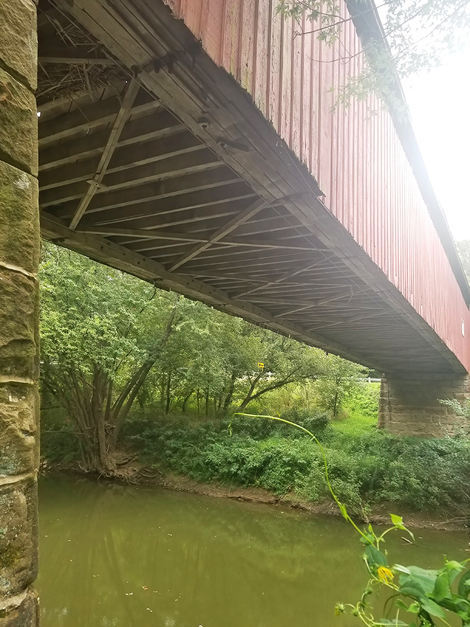 Engineering meets artistry underneath, where stone foundations have faithfully supported travelers and dreamers for generations.
