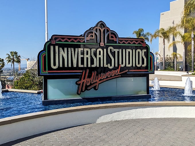 This image shows Universal Studios Hollywood, about 150 miles from Ridgecrest&mdash;a reminder that big-city entertainment isn't too far away.