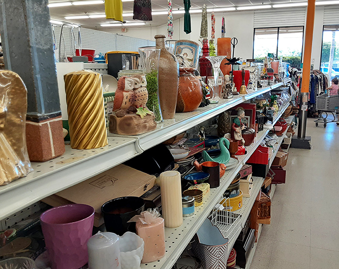 Ceramic owls and twisted candle holders&mdash;the decor section is where Florida homes find their conversation pieces.