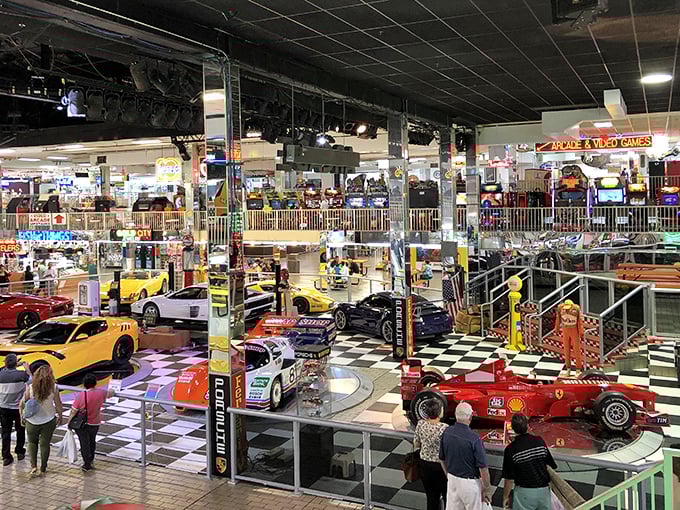 A bird's-eye view of automotive heaven. From this vantage point, you can plot your shopping strategy or simply marvel at the organized chaos below.