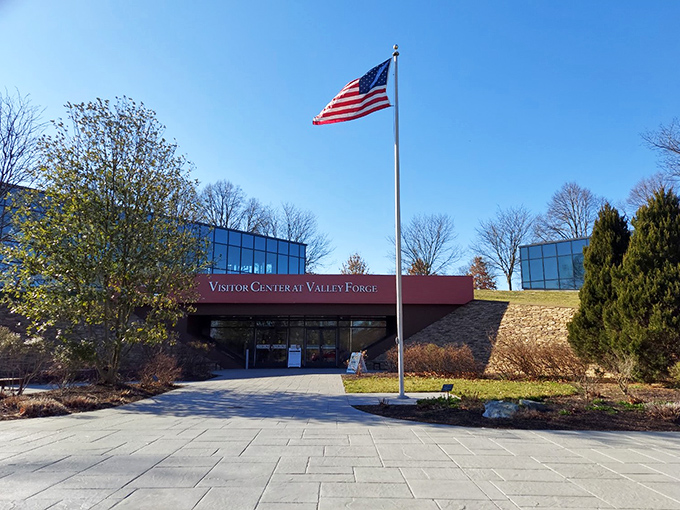 The Visitor Center welcomes history buffs with the promise of air conditioning and fascinating exhibits&mdash;both equally appreciated during Pennsylvania summers. 