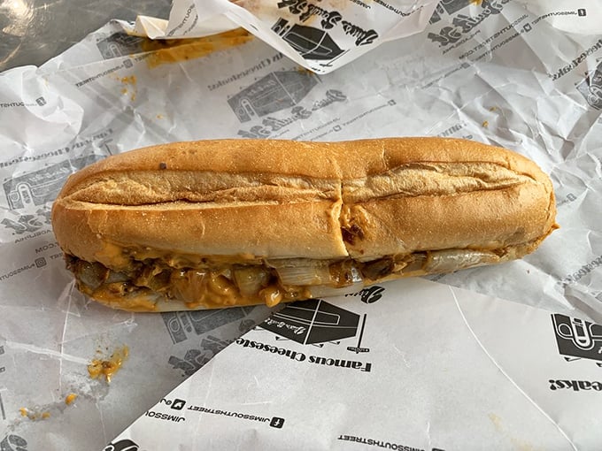 This is what happiness looks like in sandwich form &ndash; perfectly chopped steak and caramelized onions nestled in a roll that's both sturdy and yielding.