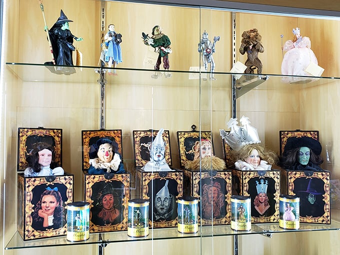 The gang's all here! These figurines capture the iconic characters with such detail, you half expect the Scarecrow to ask for directions to the nearest brain store. 