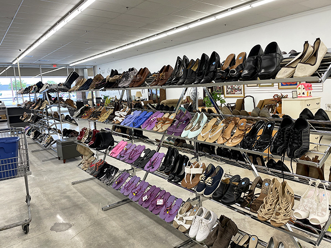 Shoe heaven stretches as far as the eye can see. From practical flats to statement heels, your next favorite footwear is hiding in plain sight.