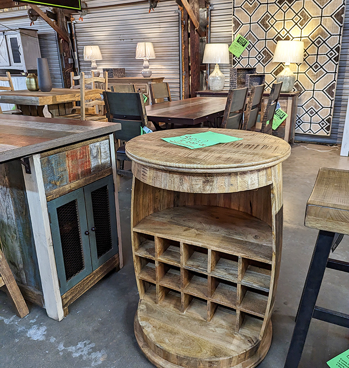 Rustic meets functional in handcrafted wooden furniture that tells stories of craftsmanship rarely found in big-box stores.