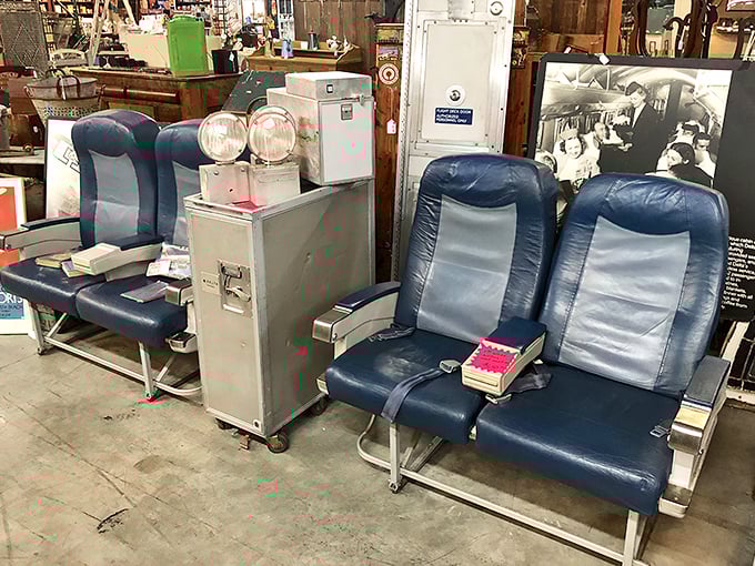 First-class finds without the turbulence! These vintage airline seats offer the perfect conversation starter for your home&mdash;no tiny pretzels included.