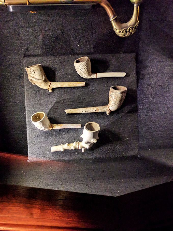 These aren't just pipes &ndash; they're conversation pieces from another era, displayed with the reverence usually reserved for royal scepters.