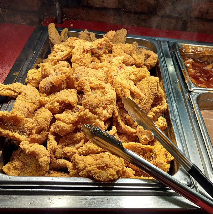 Golden-brown fried chicken that would make Colonel Sanders weep with envy. This isn't fast food&mdash;it's slow food done right