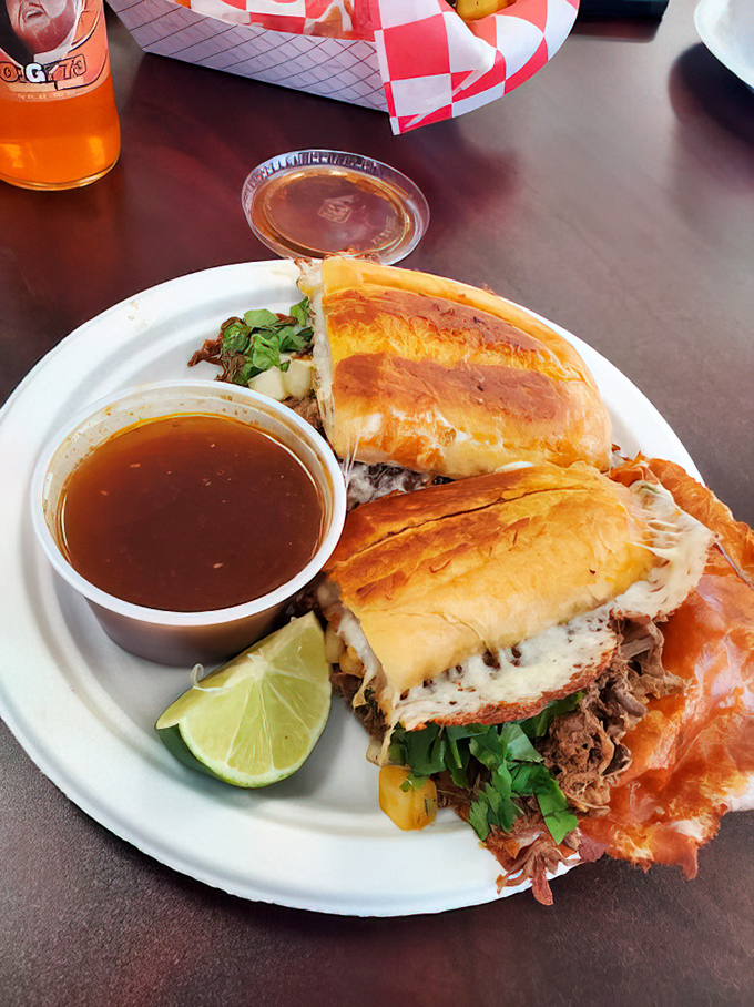 The torta that launched a thousand return trips. This Mexican sandwich masterpiece delivers a symphony of flavors that makes your taste buds stand up and applaud.