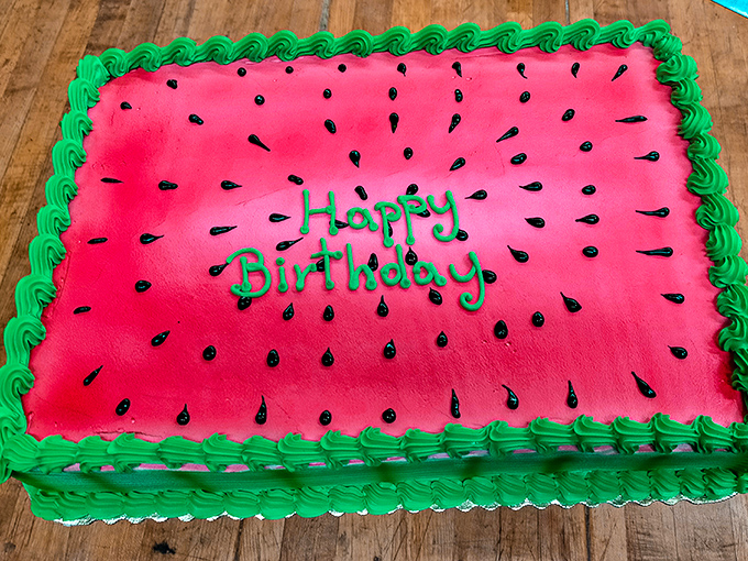 Who needs fancy fondant when you can have a watermelon cake this vibrant? This birthday celebration on a platter proves sometimes the simplest designs bring the most joy.