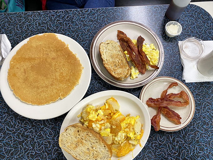 The breakfast spread that answers the eternal question: "Why get out of bed?" With bacon this crispy, the answer is crystal clear.