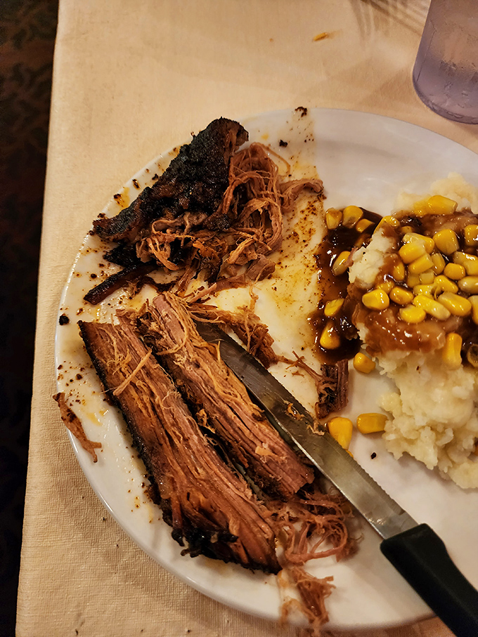 This brisket falls apart like a well-told joke &ndash; effortlessly and with perfect timing.