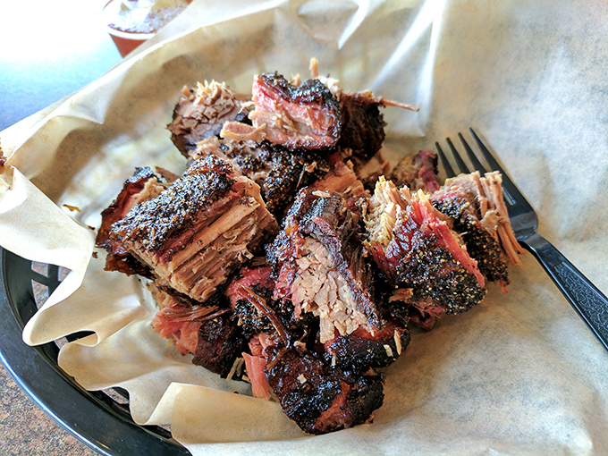 Brisket with that telltale smoke ring isn't just meat&mdash;it's a time capsule of patience, capturing hours of slow-smoking in each succulent bite.