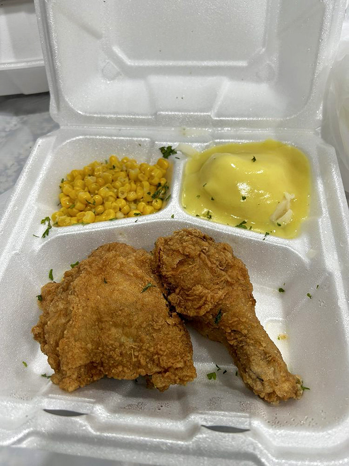 Whoever said you can't have your cake and eat it too never met this crispy-on-the-outside, juicy-on-the-inside broasted chicken.