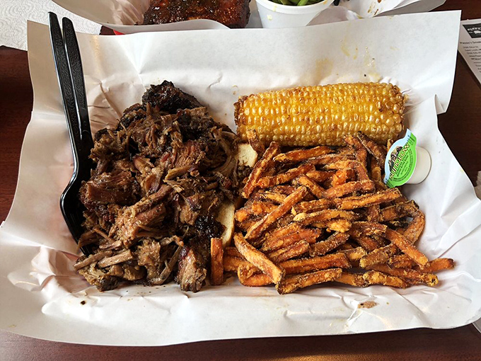 Burnt ends and sides: proof that the best things in life happen when you're patient enough to wait for the edges to caramelize into flavor bombs.