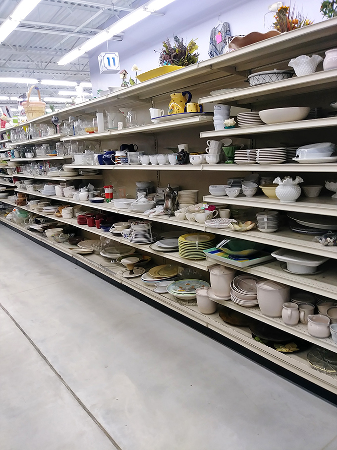 Mismatched dishes tell tales of dinner parties long forgotten. This ceramic collection offers the chance to build eclectic table settings with character and history.