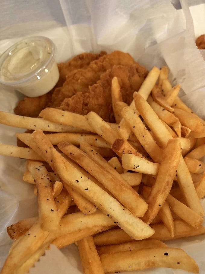 Comfort food that doesn't need to be complicated. Crispy chicken tenders and perfectly seasoned fries&mdash;sometimes the classics are classics for a reason.