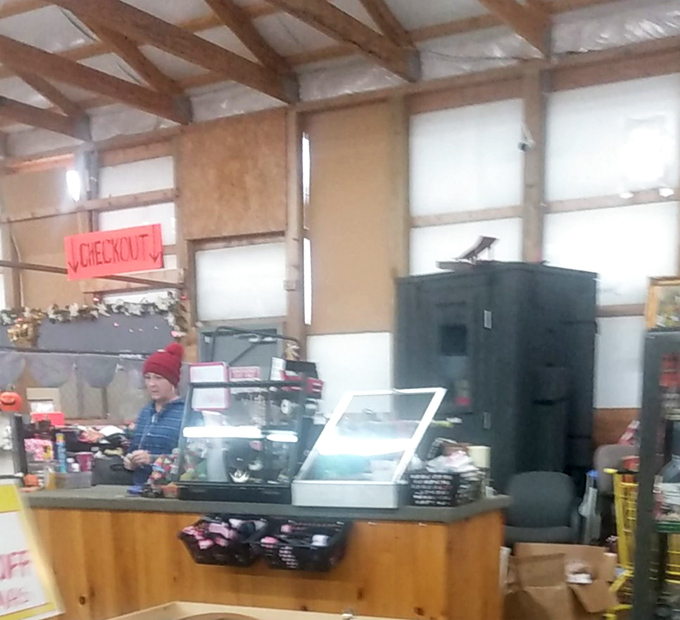 The checkout counter serves as mission control for treasure hunters ready to claim their vintage victories.