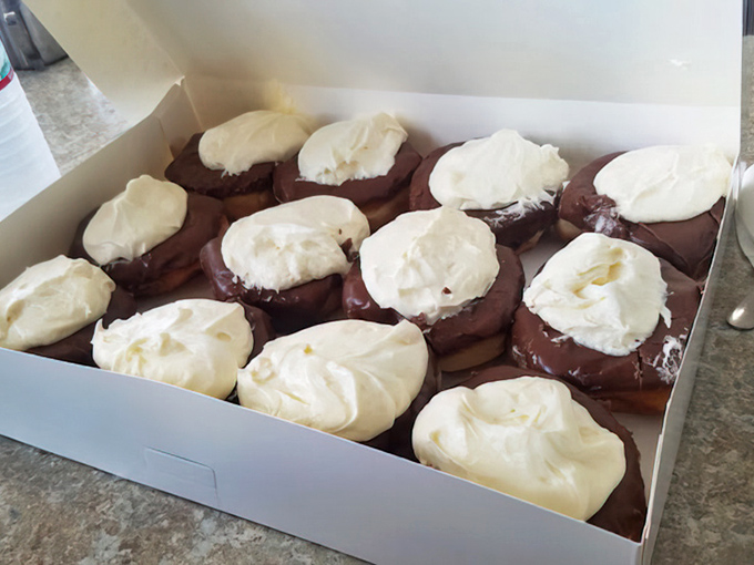 Chocolate-covered dreams filled with cream that would make your grandmother's recipe box jealous with pure envy.