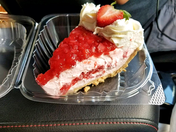 Strawberry cream pie that doesn't just whisper "summer"&mdash;it belts out a full Broadway musical about the season in your mouth.