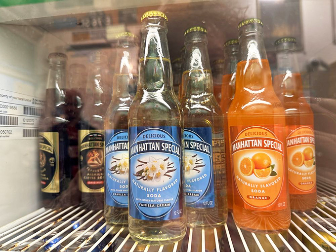 Manhattan Special sodas complete the authentic New York experience, because details matter in pizza paradise.
