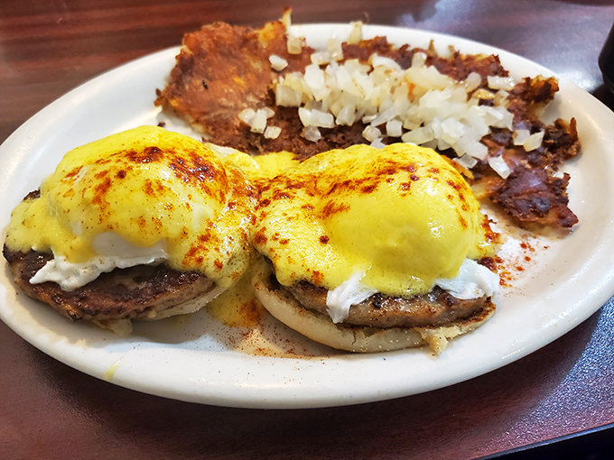 Eggs Benedict that would make the pope consider changing the rules of canonization to include breakfast achievements.