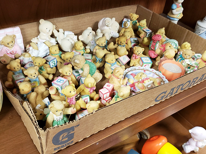 These tiny teddy bears have seen more history than most history professors, each with a silent story waiting to be adopted.