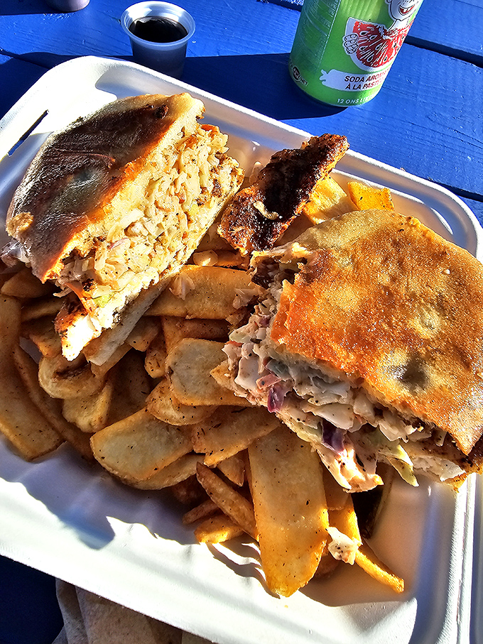Not your deli counter Reuben! This seafood reimagining pairs blackened fish with tangy slaw and melty cheese for a Florida twist on a classic.