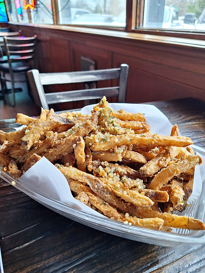 Thick-cut potato wedges that make regular fries look like they're not even trying anymore.