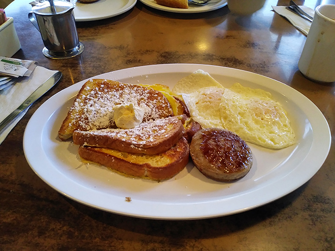 Golden, fluffy, and topped with pecans &ndash; this morning marvel could make a lumberjack weep tears of joy.