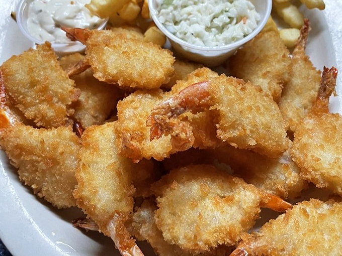 These aren't your dainty, pinky-up shrimp. They're golden-armored warriors of flavor that demand to be devoured with both hands.