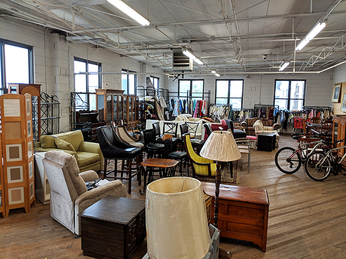 Furniture heaven awaits the patient shopper. That plaid loveseat might have hosted family game nights for decades before becoming your reading nook companion.