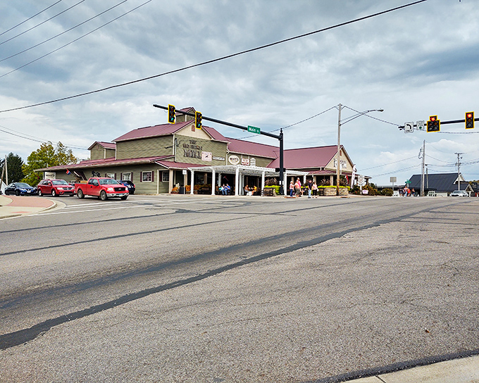 This intersection might look ordinary, but it's actually a culinary crossroads where comfort food traditions from generations past meet hungry travelers from the present.