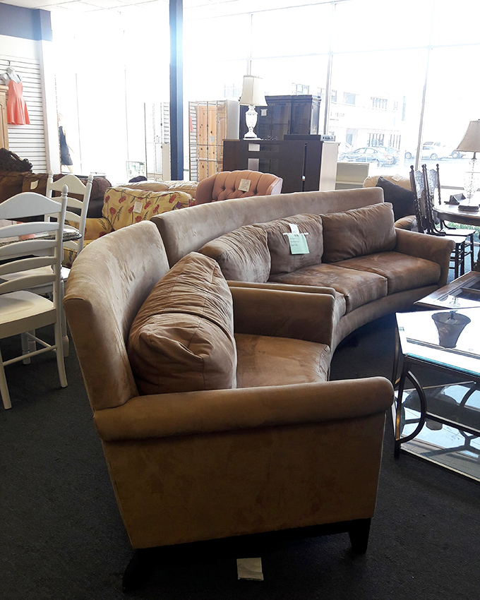 This sectional sofa isn't just furniture &ndash; it's a statement piece saying "I have excellent taste and exceptional financial sense."