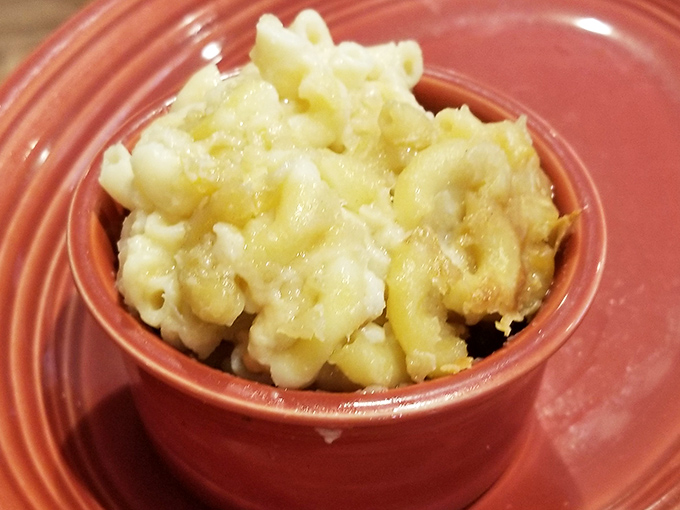 Mac and cheese that doesn't just comfort&mdash;it embraces. This velvety crock of molten goodness makes you wonder why anyone bothered inventing molecular gastronomy in the first place.